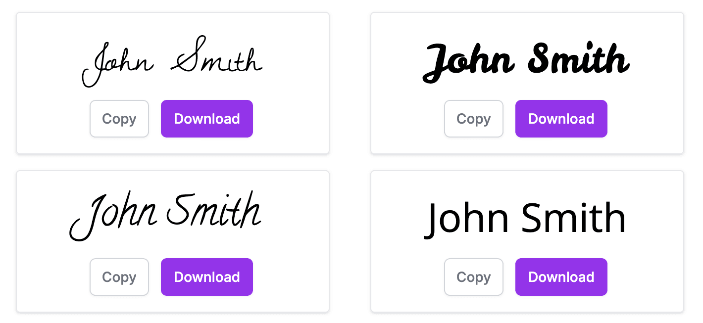 Free AI Signature Generator